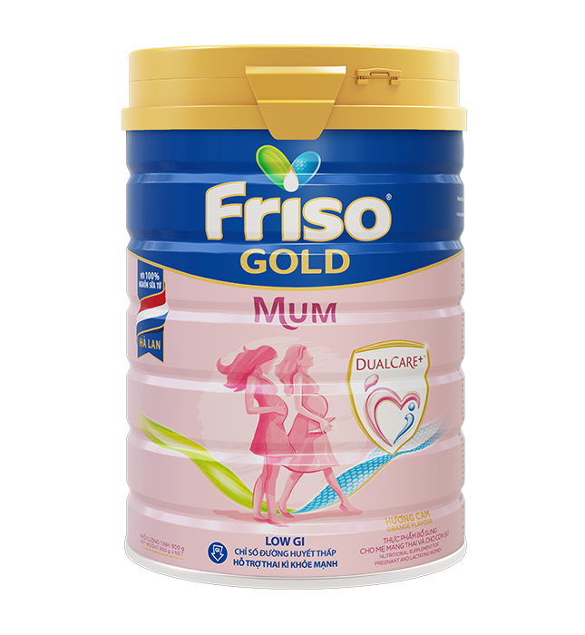 Friso® Gold Mum 400g và 900g, vị cam-vani thanh nhạt | Friso